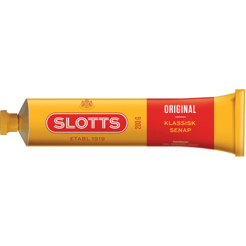 Senap - Original Slotts Senap (tub) -- Original Slotts Mustard (in a t ...