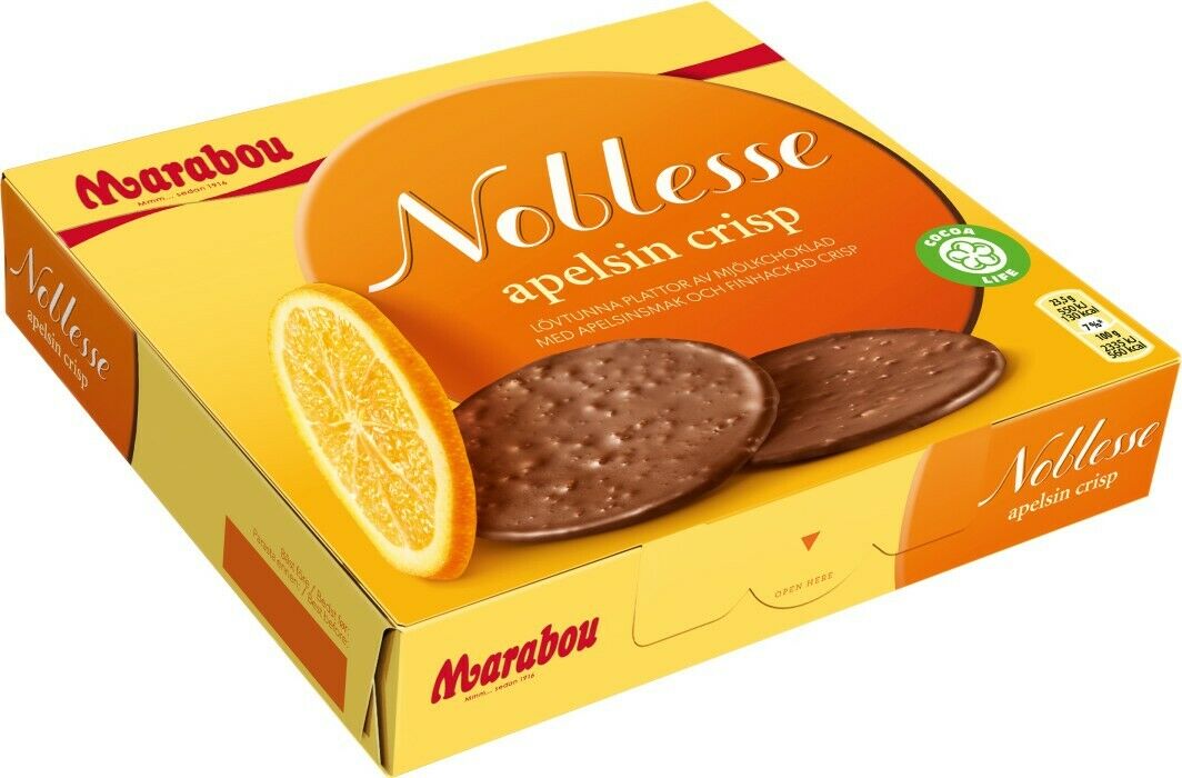 Chokladask - Noblesse Apelsin - Noblesse Chocolate Orange Crisp – SWEA ...
